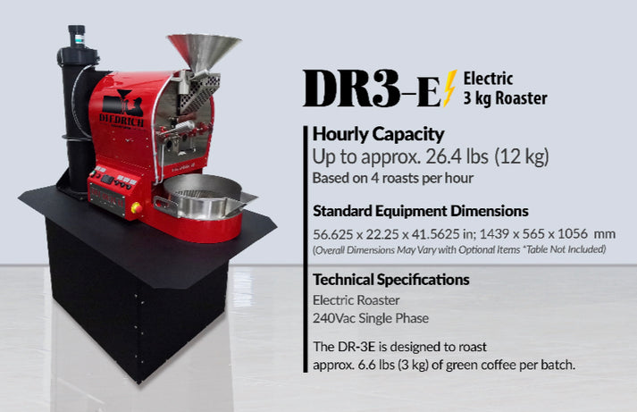 Diedrich Roasters DR3-E Electric Roaster – Cafe Cultura