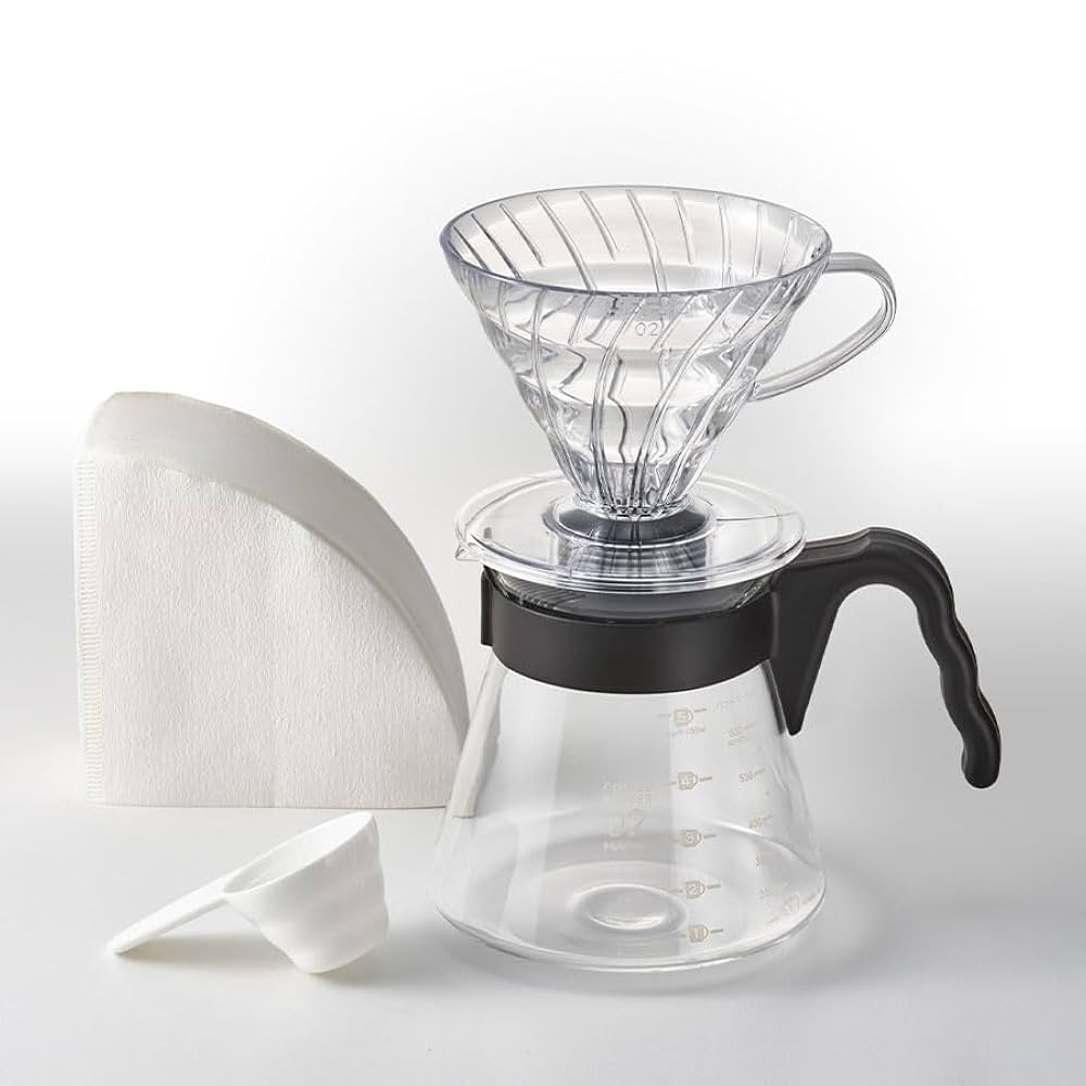 Hario V60 Coffee Server 02 Set Kit – Cafe Cultura